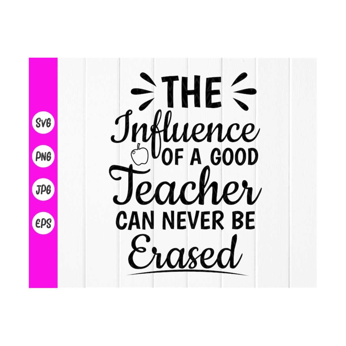 The influence of a good teacher can never be erased, Teacher | Inspire ...
