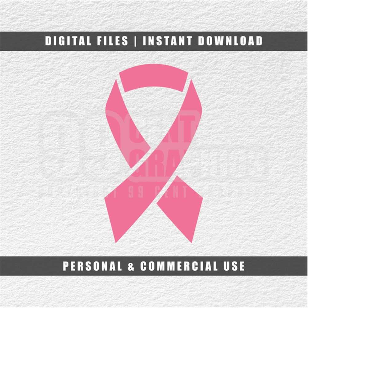 Pink Ribbon Svg, Cancer Svg, Awareness Svg, Cricut Cut Svg, - Inspire ...