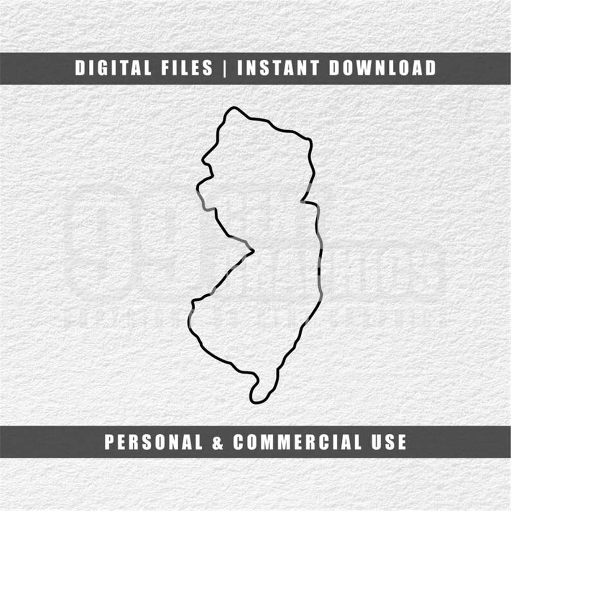 New Jersey Svg, United States Svg, State Outline Svg, Cricut - Inspire ...