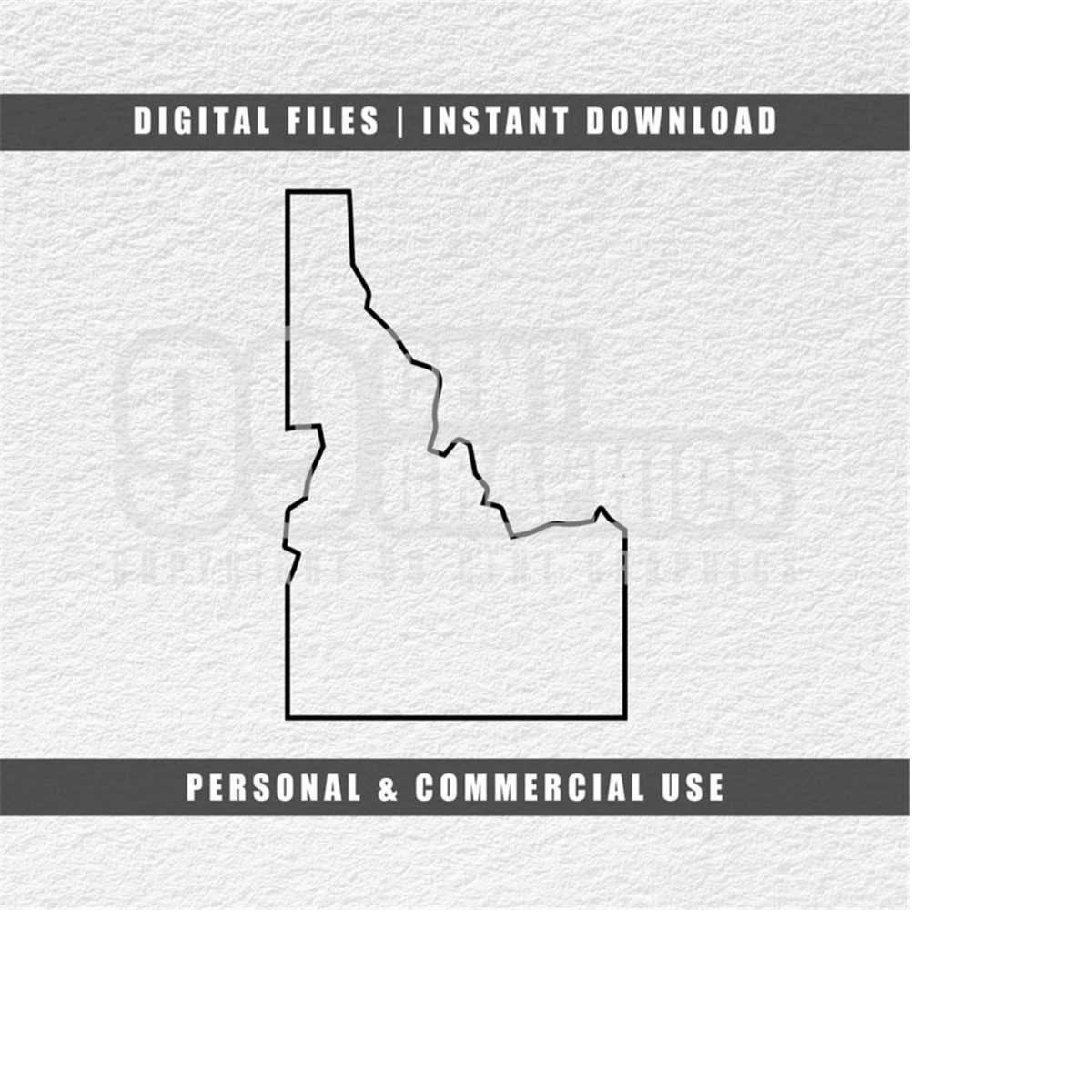 Idaho Svg, United States Svg, State Outline Svg, Cricut Svg, - Inspire ...