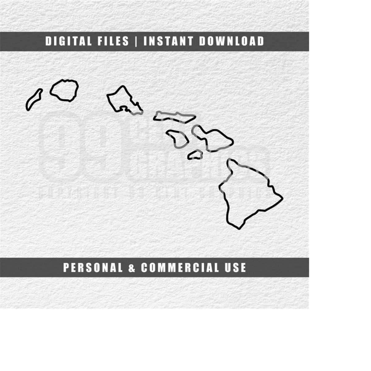 Hawaii Svg, United States Svg, State Outline Svg, Cricut Svg - Inspire ...