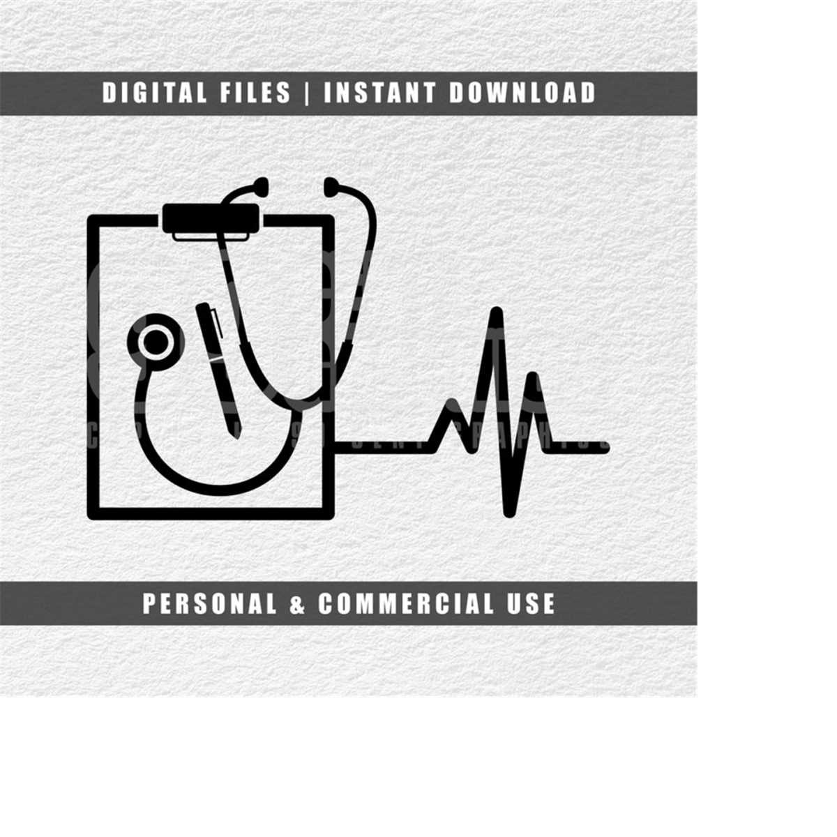 Doctor Clipboard svg, Nurse svg, Stethoscope Svg, Healthcare | Inspire ...