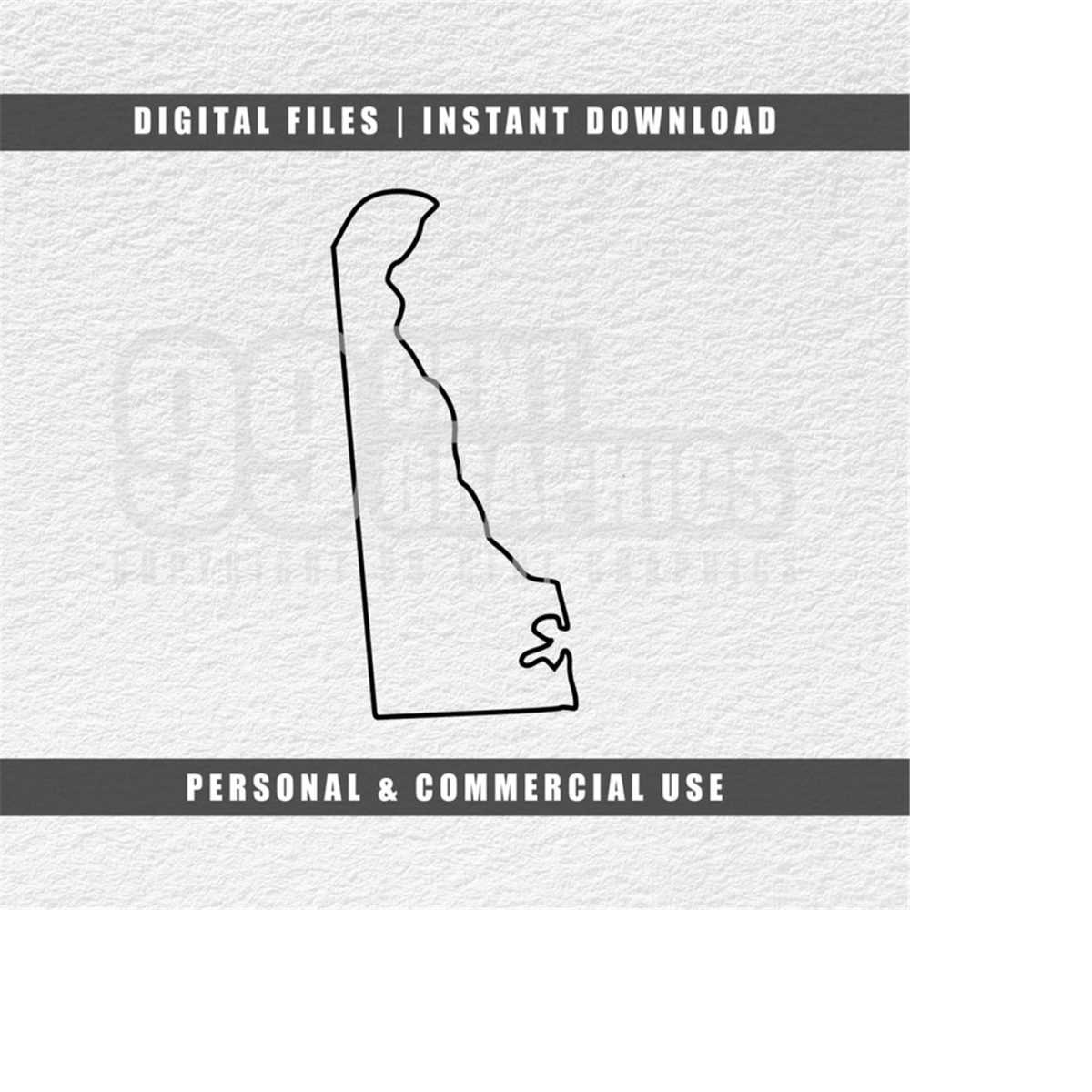 Delaware Svg, United States Svg, State Outline Svg, Cricut S - Inspire ...