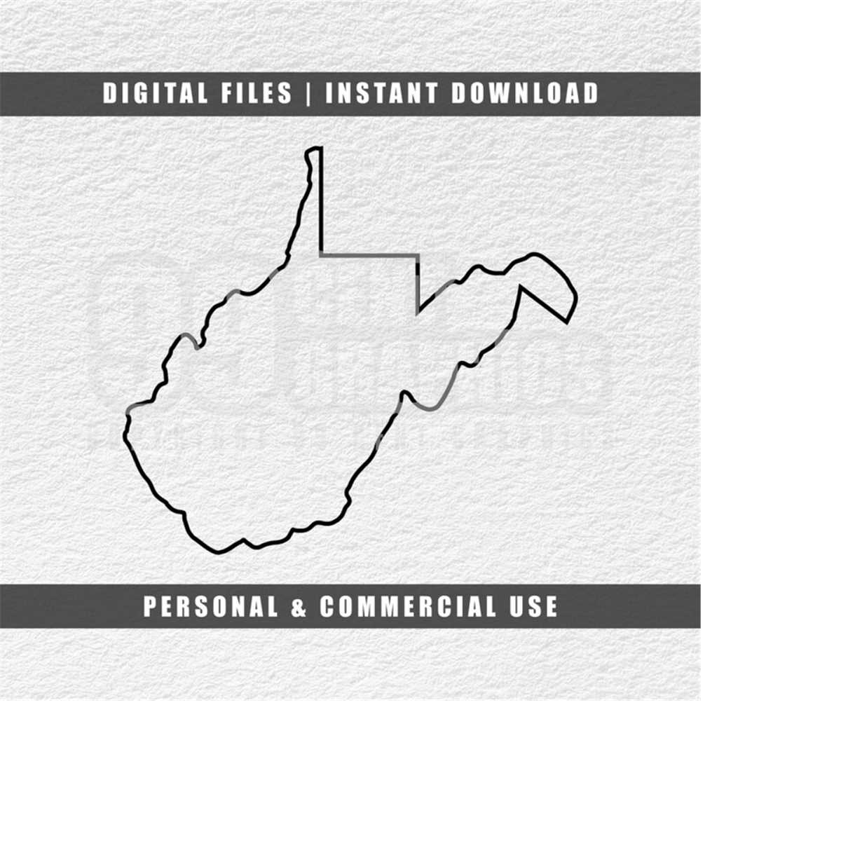 West Virginia Svg, United States Svg, State Outline Svg, Cri - Inspire ...