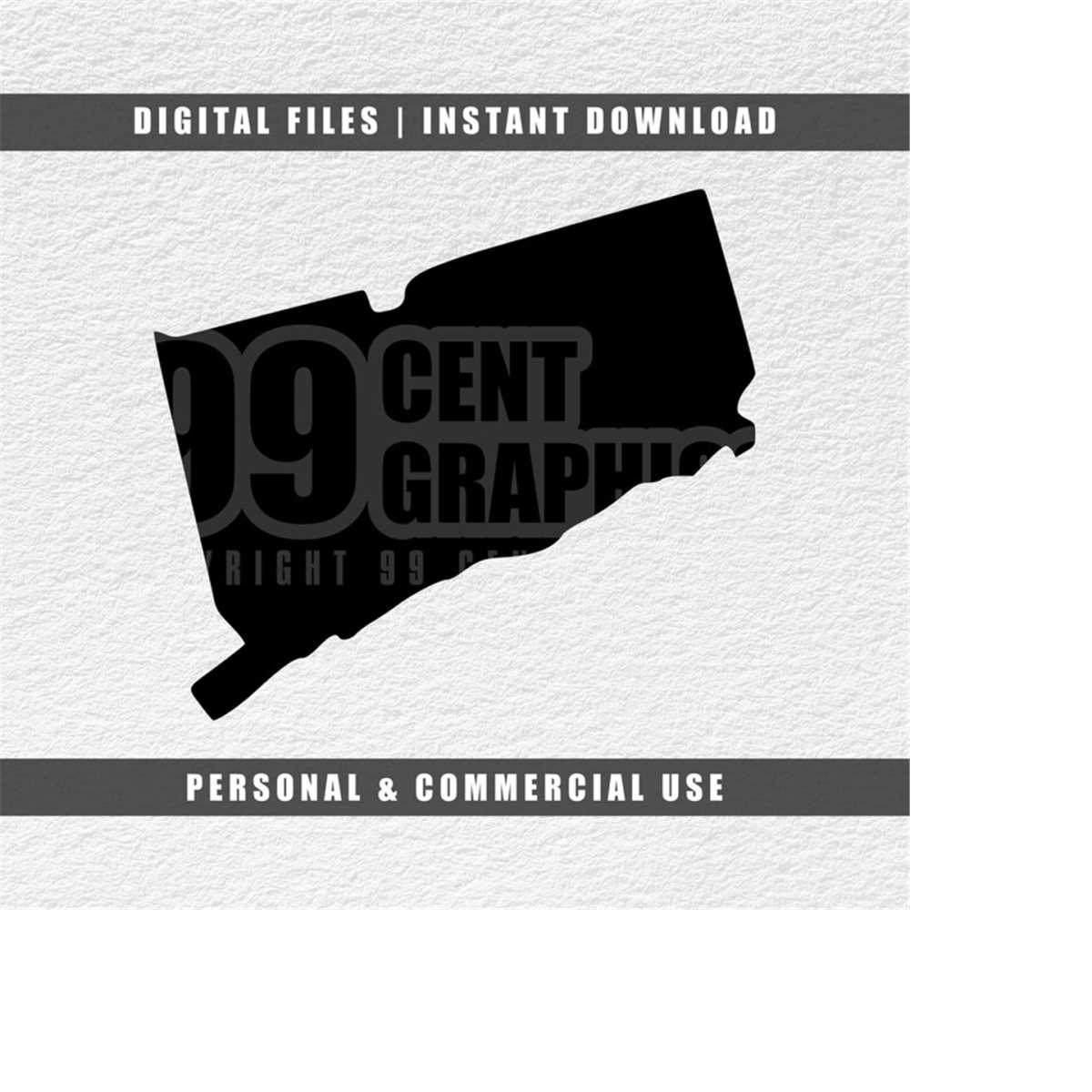 Connecticut Svg, United States Svg, State Silhouette Svg, Cr - Inspire ...