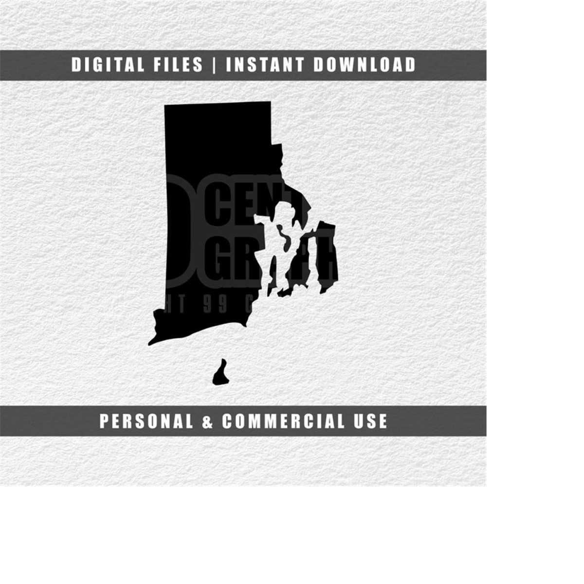 Rhode Island Svg, United States Svg, State Silhouette Svg, C - Inspire ...