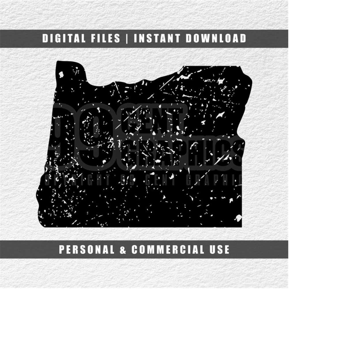 Oregon Svg, United States Svg, Distressed Svg, Cricut Svg, E - Inspire ...