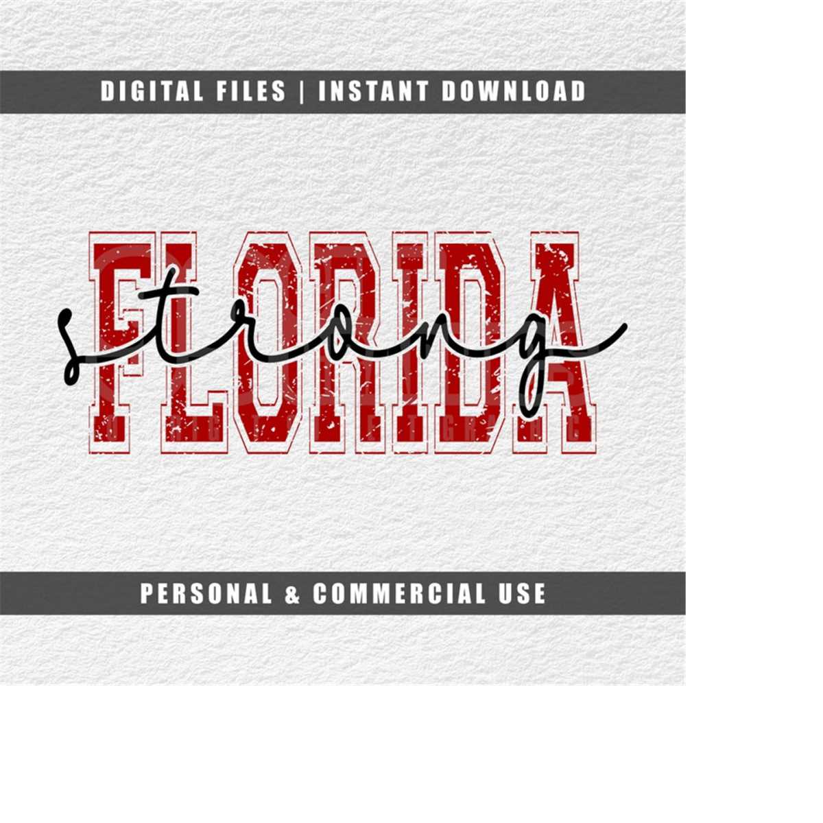 Florida Strong Svg, Collegiate Svg, Distressed Svg, Cricut S - Inspire ...