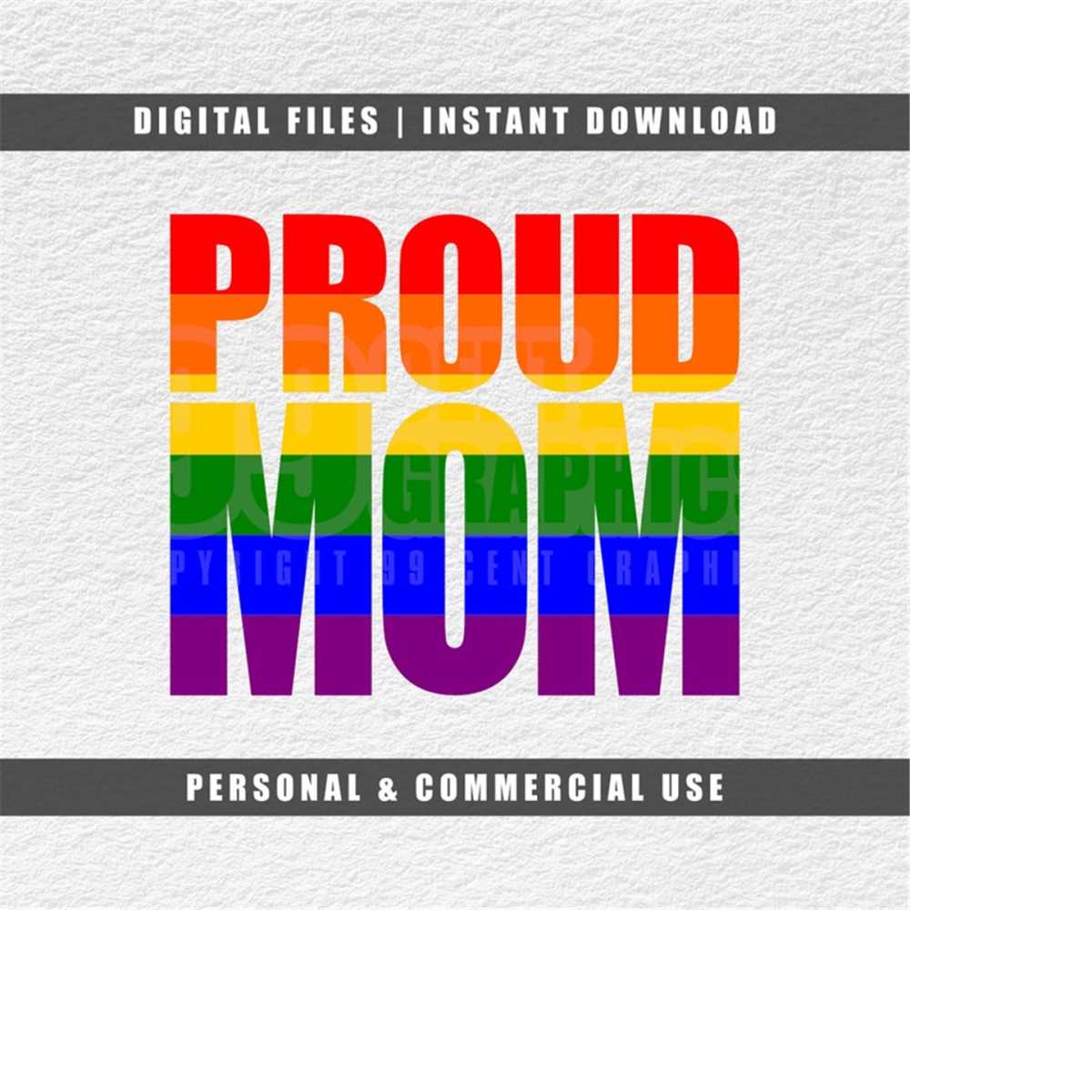 Proud MOM Svg, lgbtq Svg, Pride Flag Svg, Pride Svg, Vector - Inspire ...