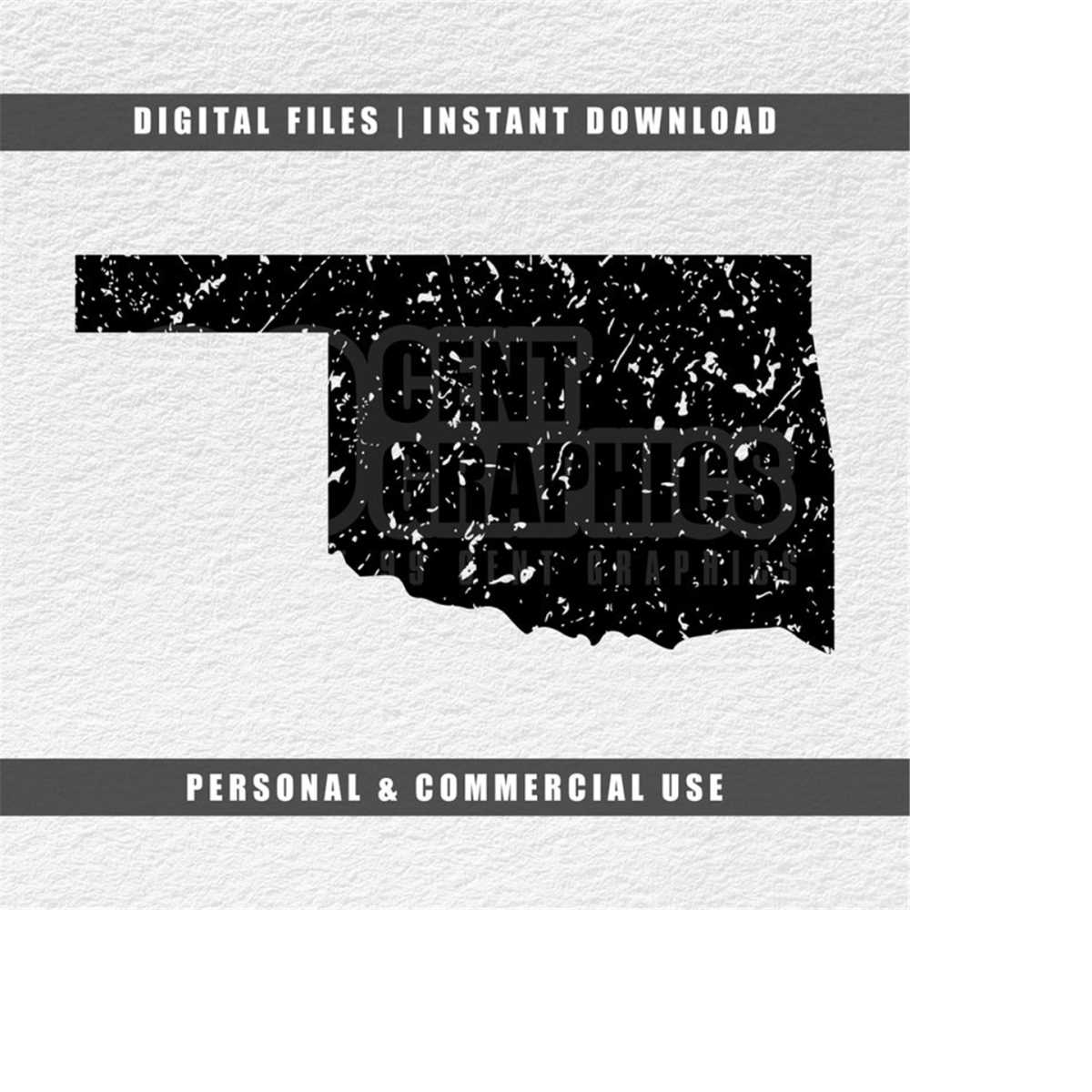 Oklahoma Svg, United States Svg, Distressed Svg, Cricut Svg, - Inspire ...