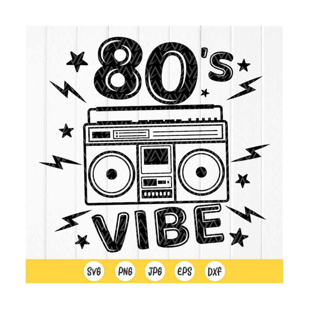 80's Vibe svg, 80's svg, Music Cassette SVG, Retro 80s Count | Inspire ...