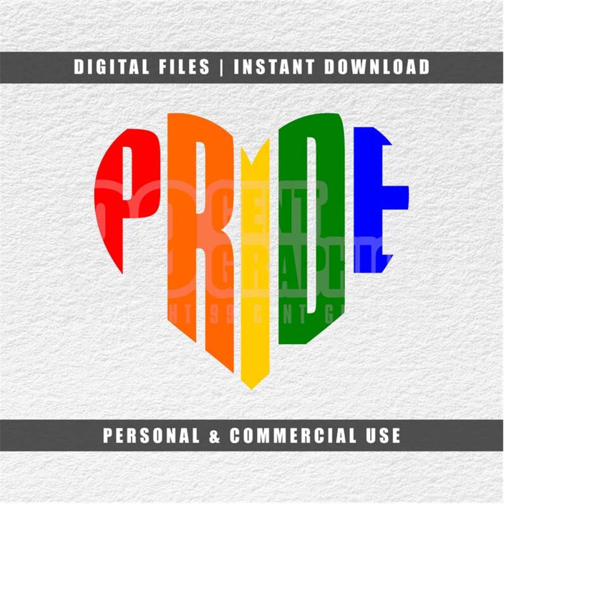 Pride Heart Svg, lgbtq Svg, Pride Flag Svg, Vector File Svg, - Inspire ...