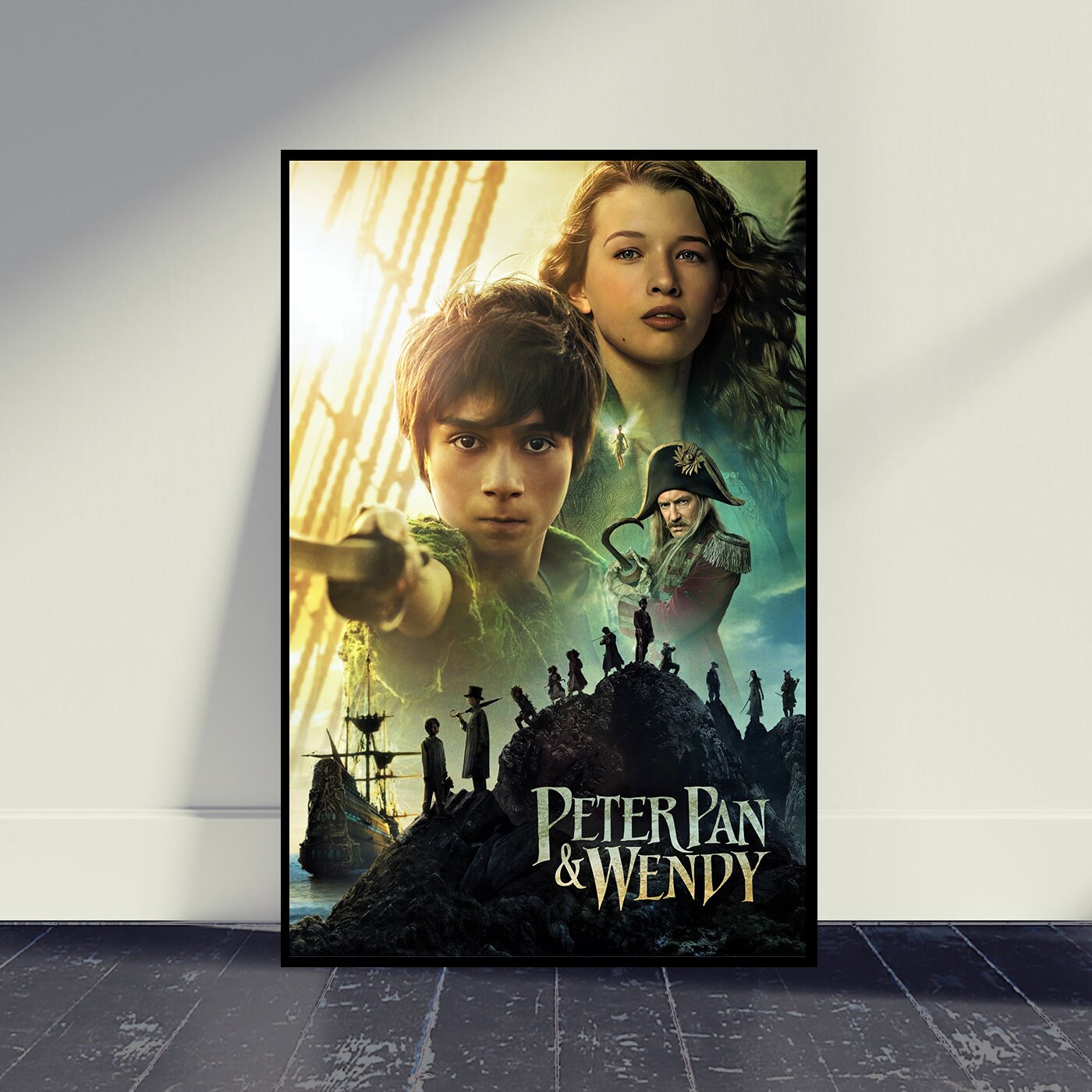 Peter Pan & Wendy 2023 Poster Movie Print, Wall Art, Room De | Inspire ...