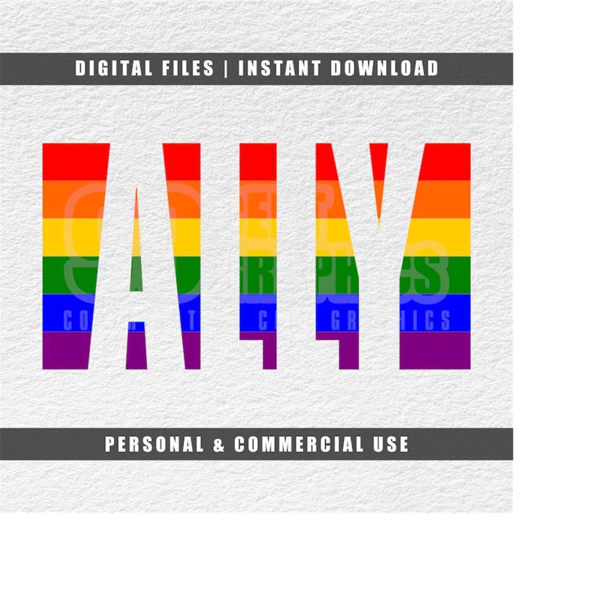 ALLY Svg, lgbtqia Svg, lgbtq Svg, Pride Svg, Vector File Svg | Inspire ...