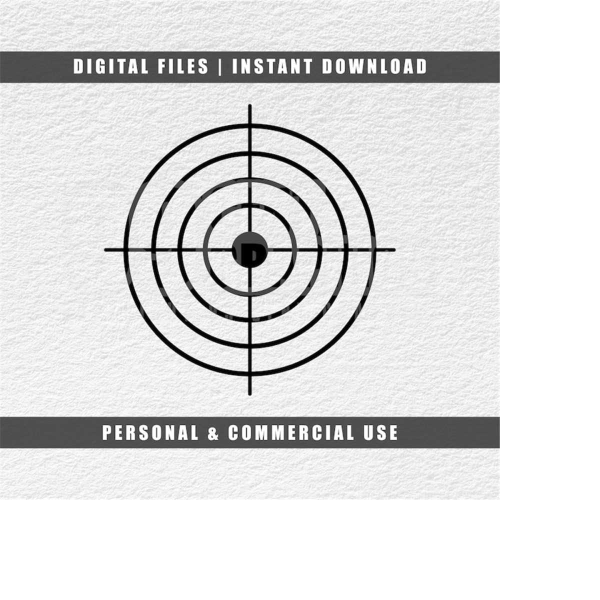 Bulls Eye Svg, Shooting Target Svg, Cricut Svg, Engraving Fi | Inspire ...