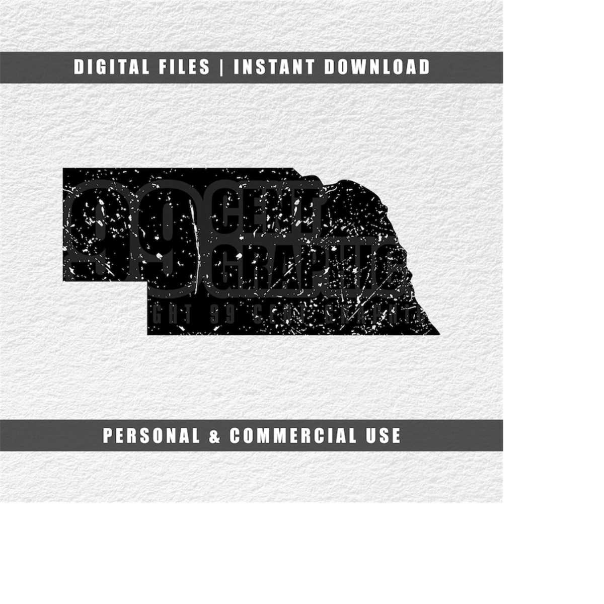 Nebraska Svg, United States Svg, Distressed Svg, Cricut Svg, - Inspire ...