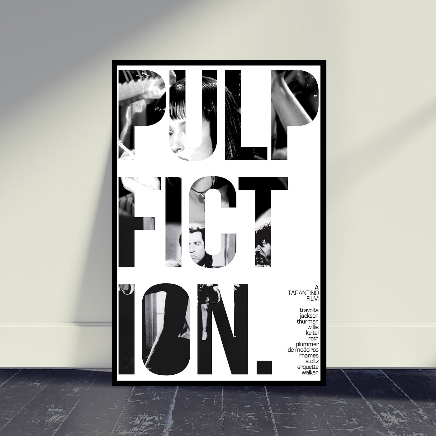 Pulp Fiction 1994 Movie Poster Movie Print, Wall Art, Room D | Inspire ...
