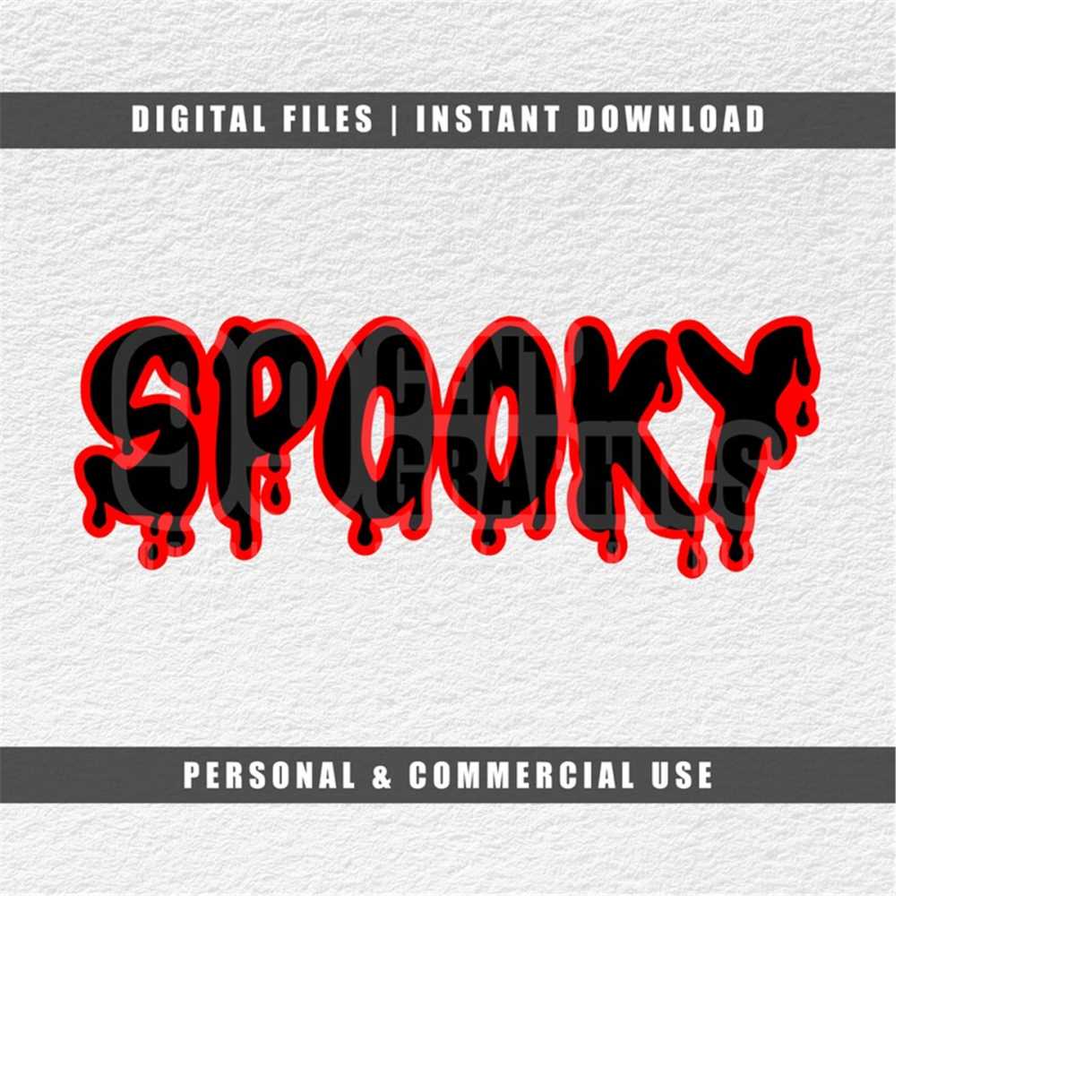 Spooky Svg, Halloween Svg, Bloody Text Svg, Dripping Svg, Cr - Inspire ...