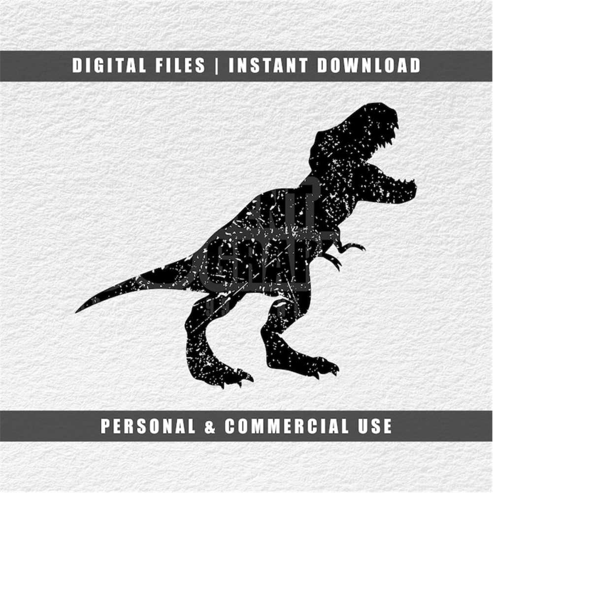 T-rex Svg, Tyrannosaurus Rex Svg, Dinosaur Svg, Distressed T - Inspire ...