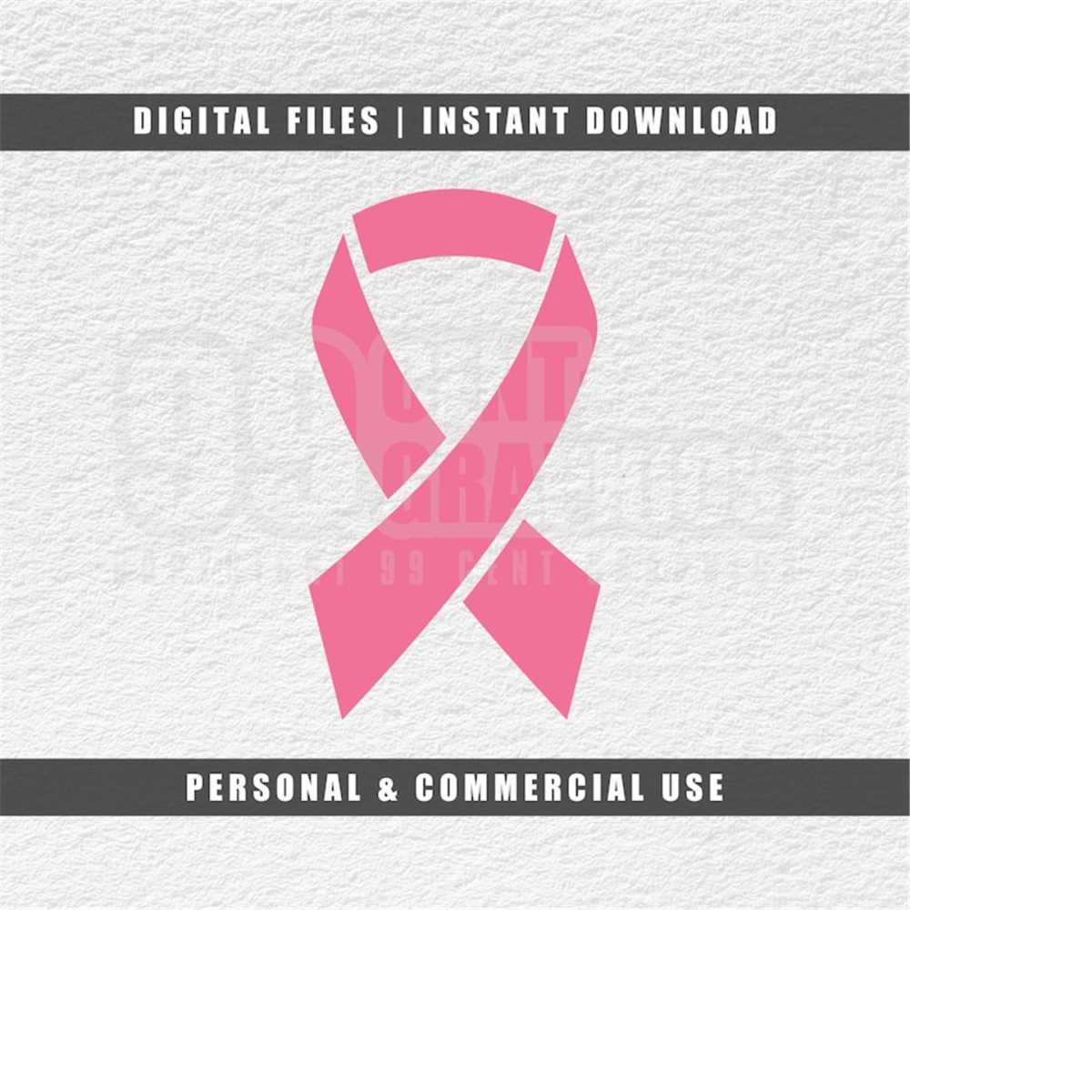 Pink Ribbon Svg, Cancer Svg, Awareness Svg, Cricut Cut Svg, - Inspire ...
