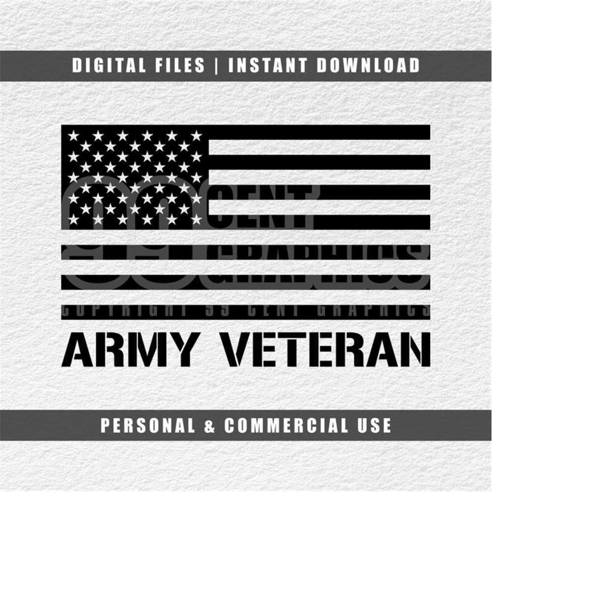 Army Veteran Svg, American Flag Svg, Veteran Flag Svg, Cricu - Inspire ...