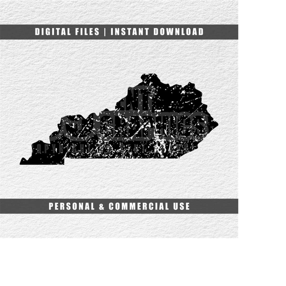 Kentucky Svg, United States Svg, Distressed Svg, Cricut Svg, - Inspire ...