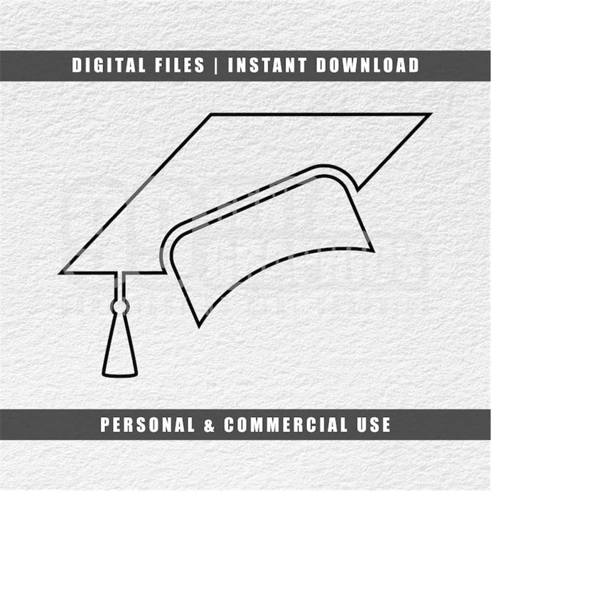Graduation Cap Svg, Cap Outline Svg, Senior Svg, Grad 2023 S | Inspire ...