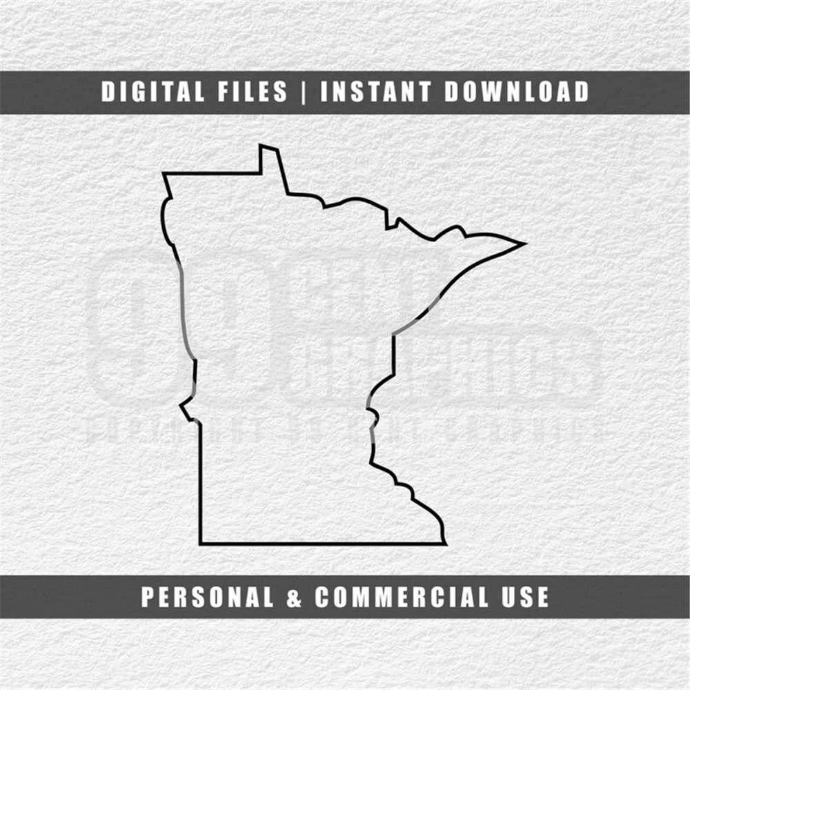 Minnesota Svg, United States Svg, State Outline Svg, Cricut | Inspire ...