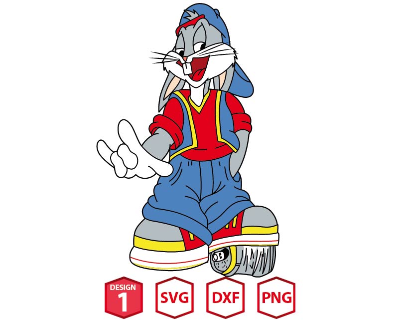 Bugs Bunny Fashion Svg, Bugs Bunny Characters Svg, Looney Tu | Inspire ...