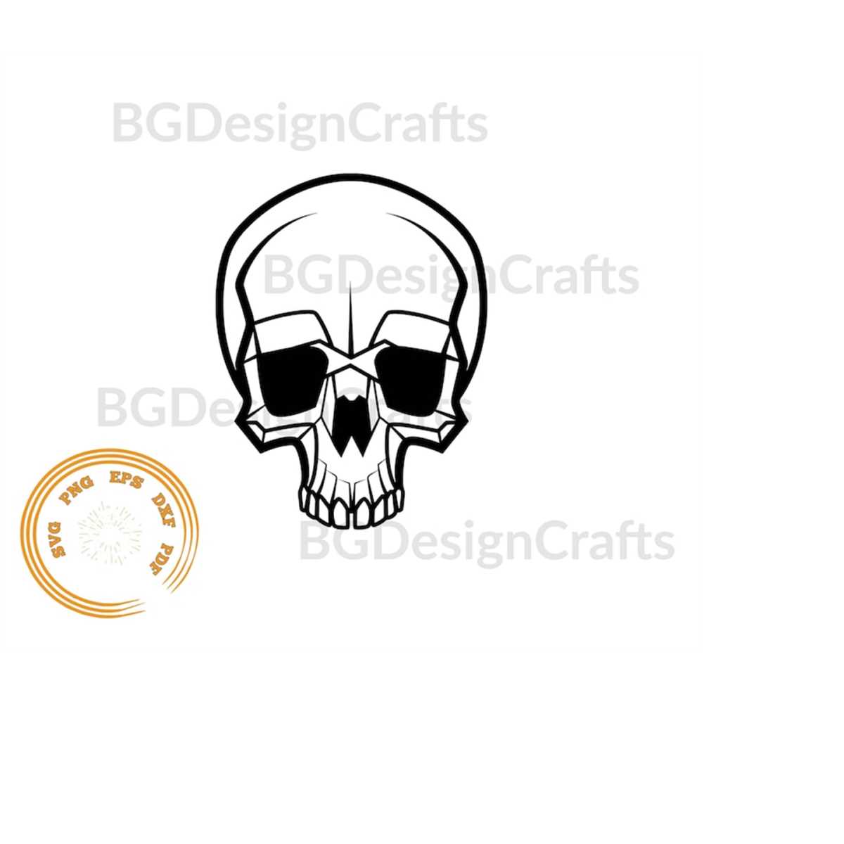 Skeleton SVG, Skull SVG, Skull Head SVG, Skull dxf, Skull pn | Inspire ...