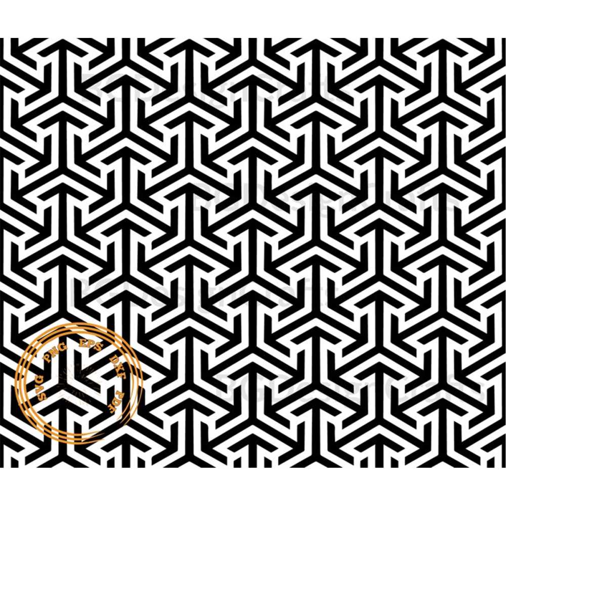 Pattern 6, Geometric Pattern Svg, Tooled leather svg, Seamle - Inspire ...