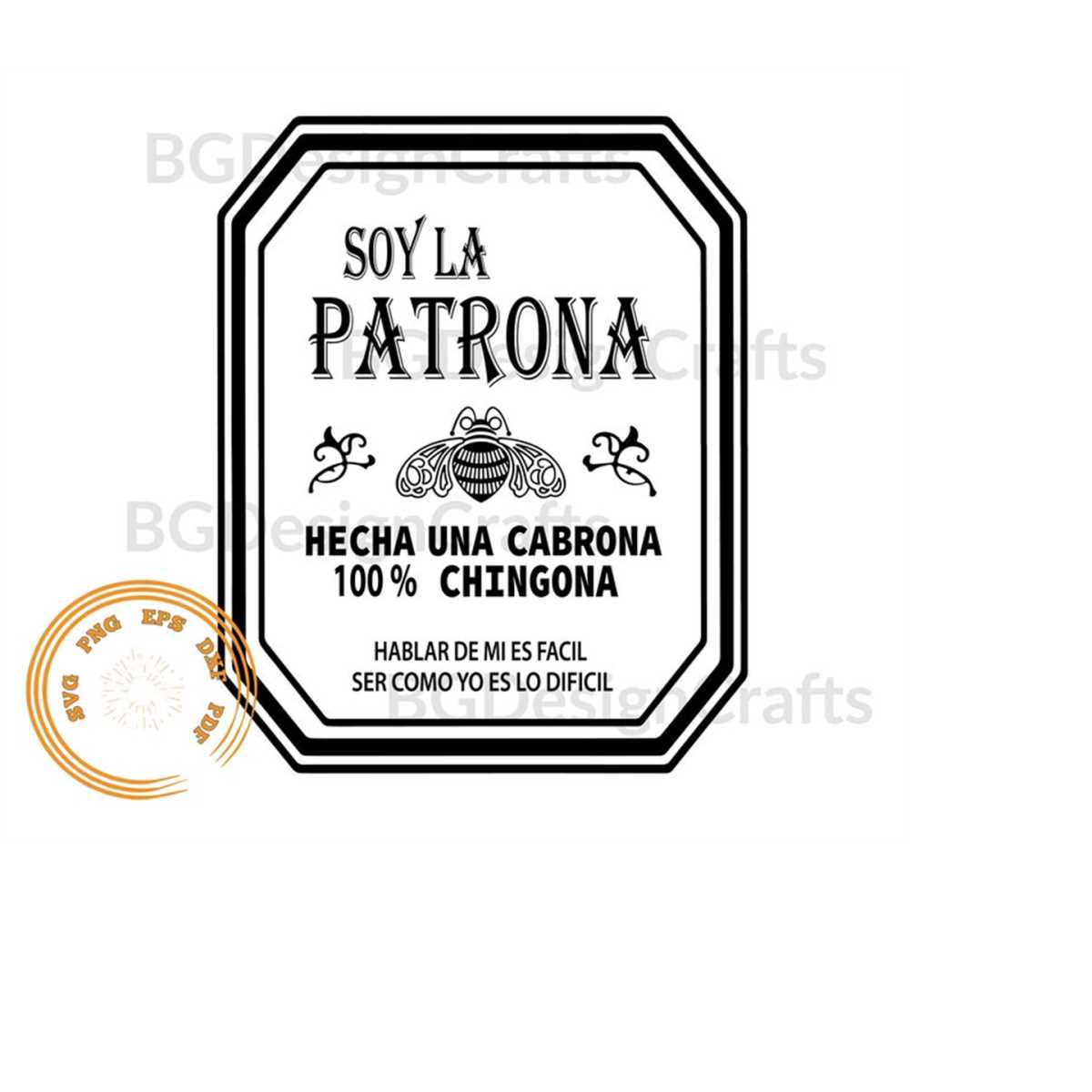 Soy la patrona svg, Silver Patron SVG, Tequila Svg, Soy El P - Inspire ...