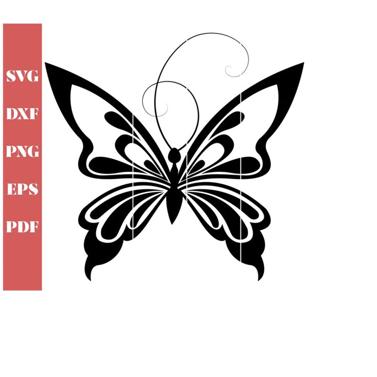 Butterfly SVG, Butterfly DXF, Butterfly Clipart, Butterfly s - Inspire ...
