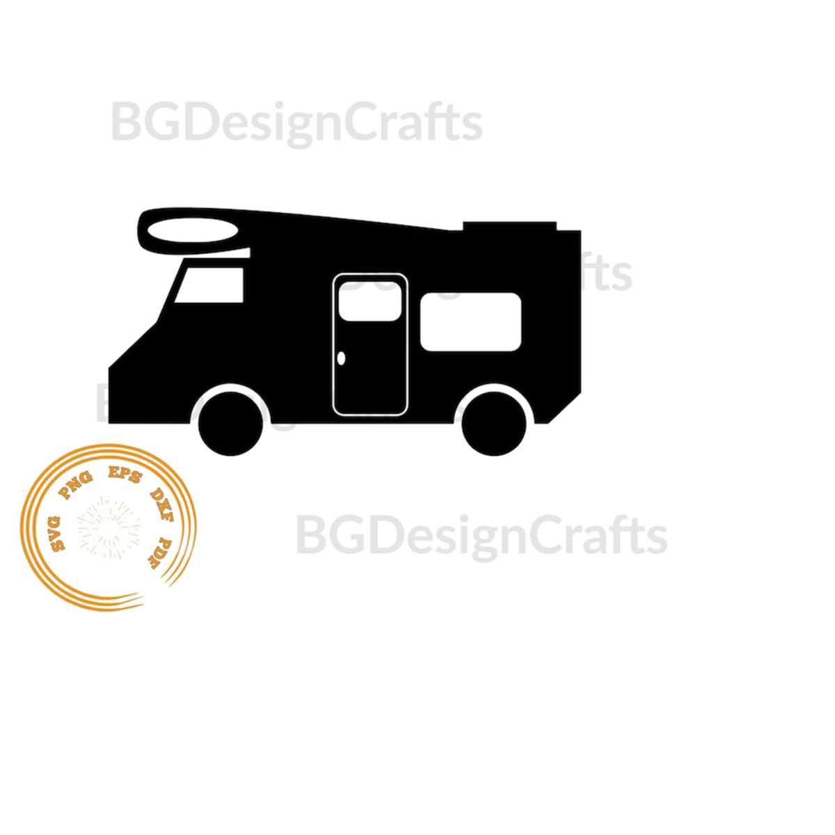 Camping Car SVG, Caravan SVG, Car SVG, Camping car clipart, - Inspire ...