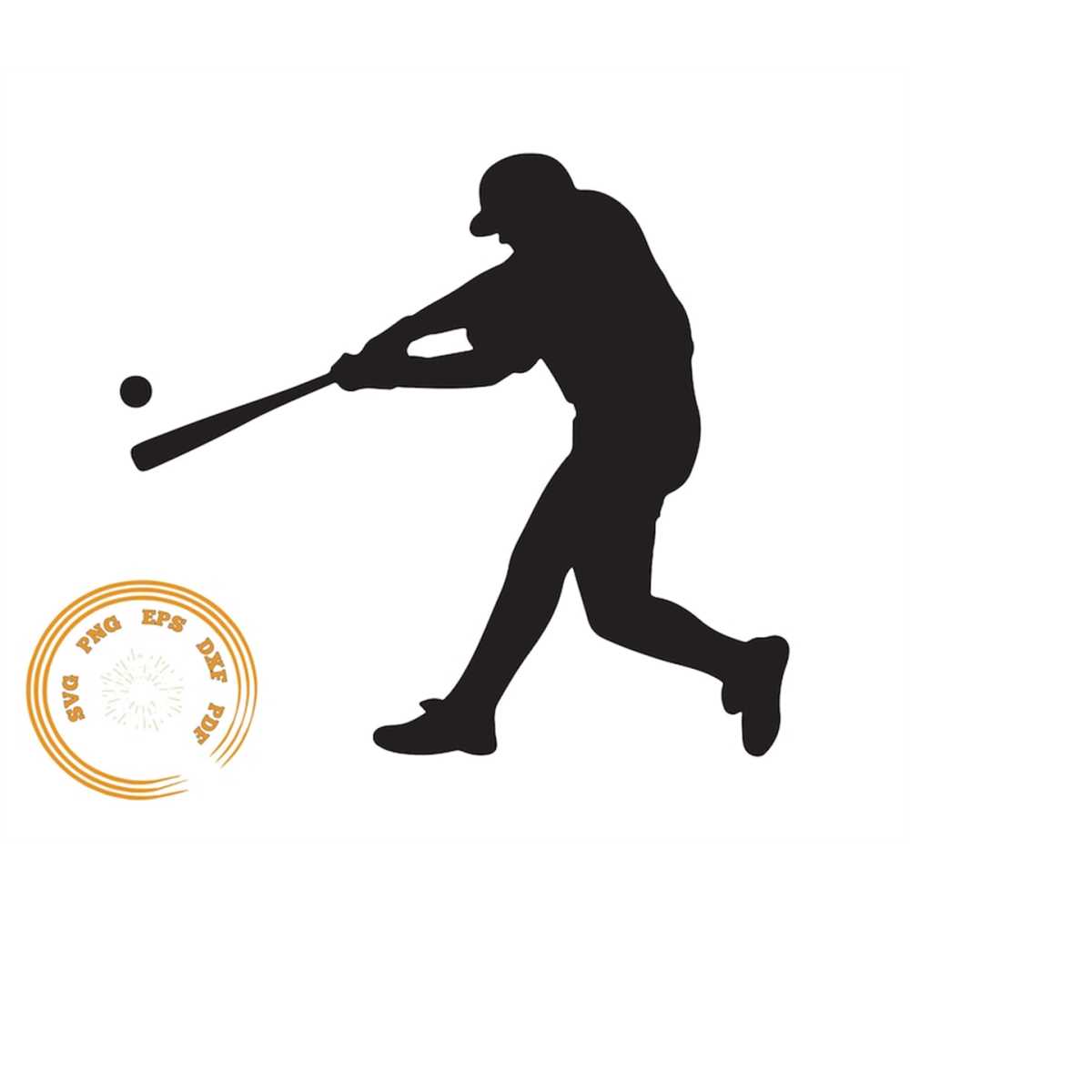 Baseball SVG, Baseball Player SVG, Baseball DXF, Baseball Cl - Inspire ...