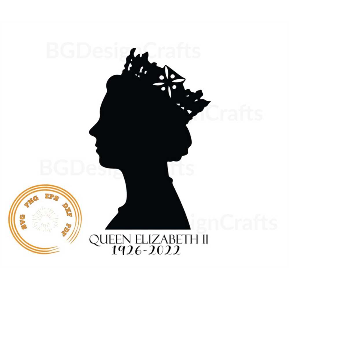 Queen Elizabeth Svg, Queen Elizabeth RIP, United Kingdom Que | Inspire ...