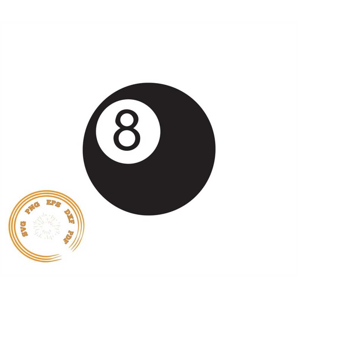8 Ball svg, pool svg, billiards svg,play svg, DXF, Clipart, | Inspire ...