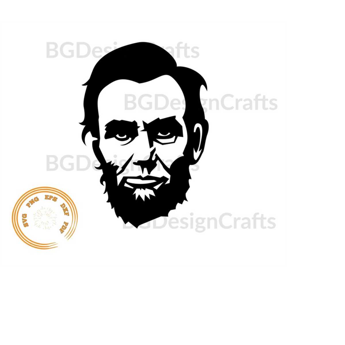 Abraham Lincoln SVG, Abraham Lincoln Png, Abraham Lincoln Si - Inspire ...