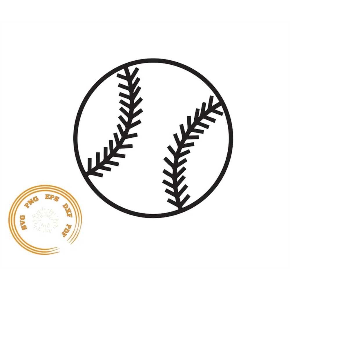 Baseball SVG, Baseball DXF, Baseball Clipart, Baseball svg c - Inspire ...