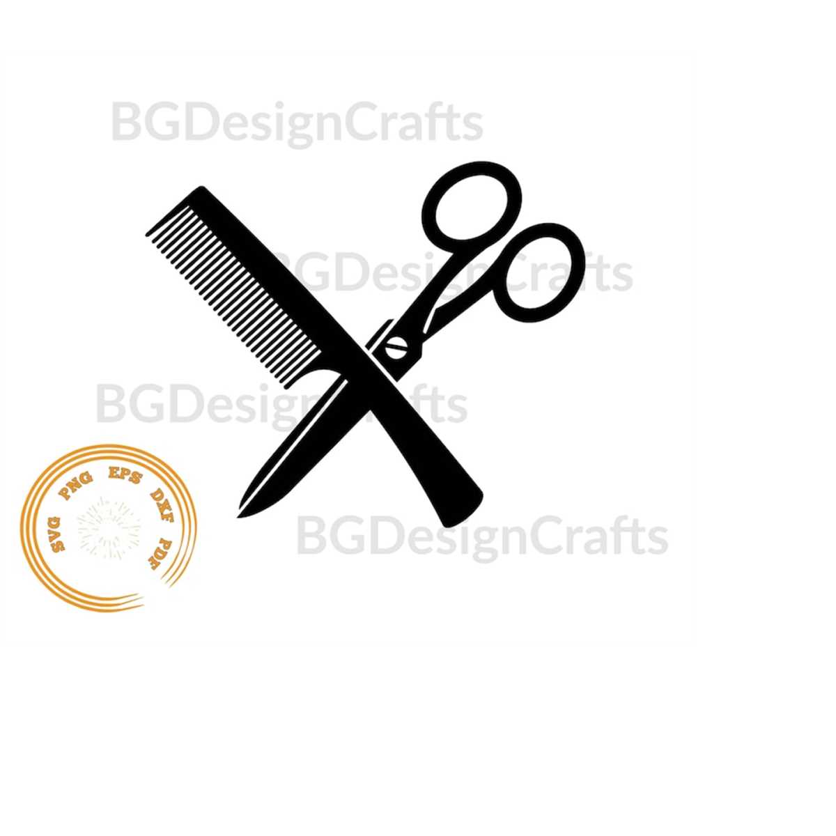 Comb and scissors SVG, Comb SVG, Scissors SVG, Barber svg, S | Inspire ...