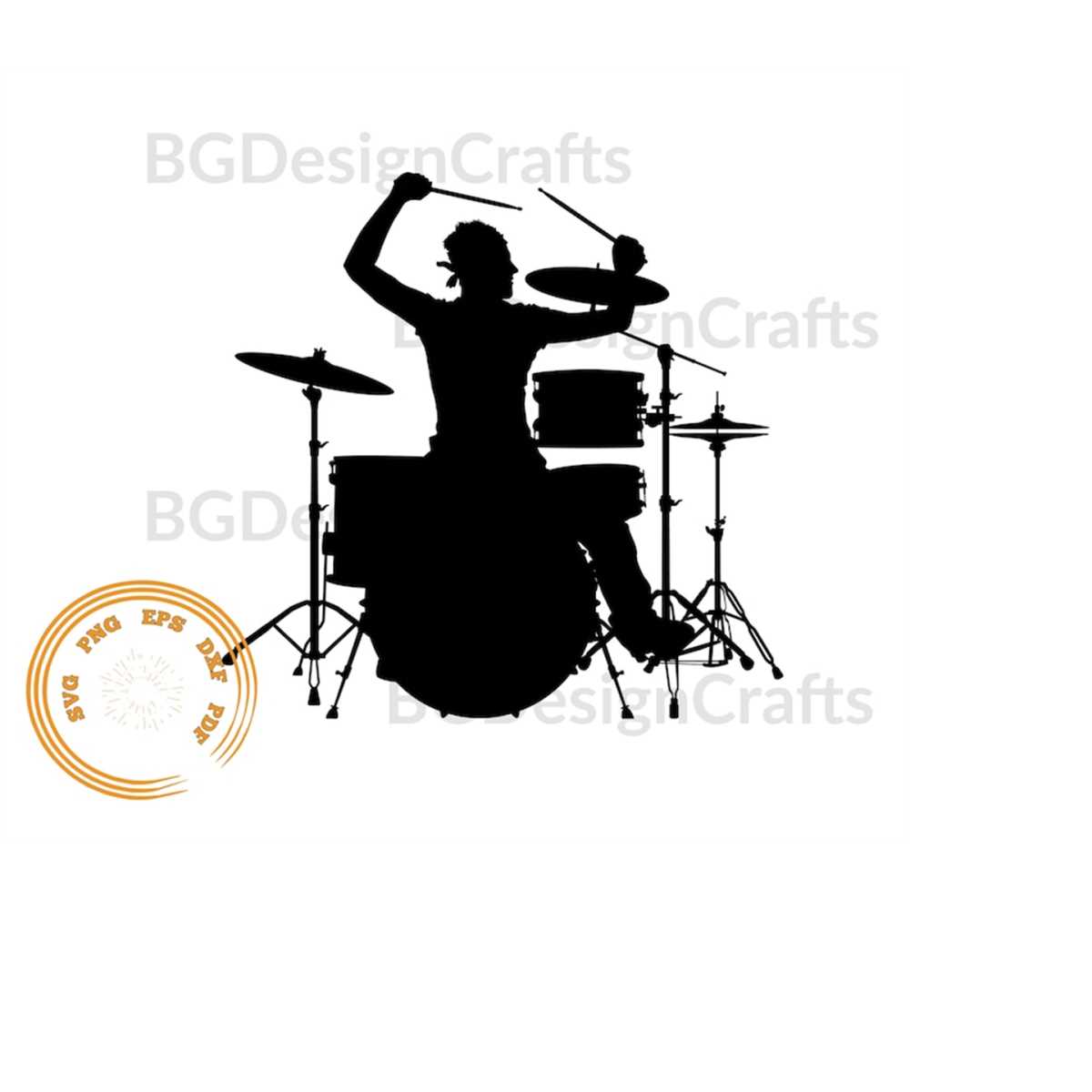 Drummer SVG, Drummer Png, Drummer Silhouette, Drum svg, musi | Inspire ...
