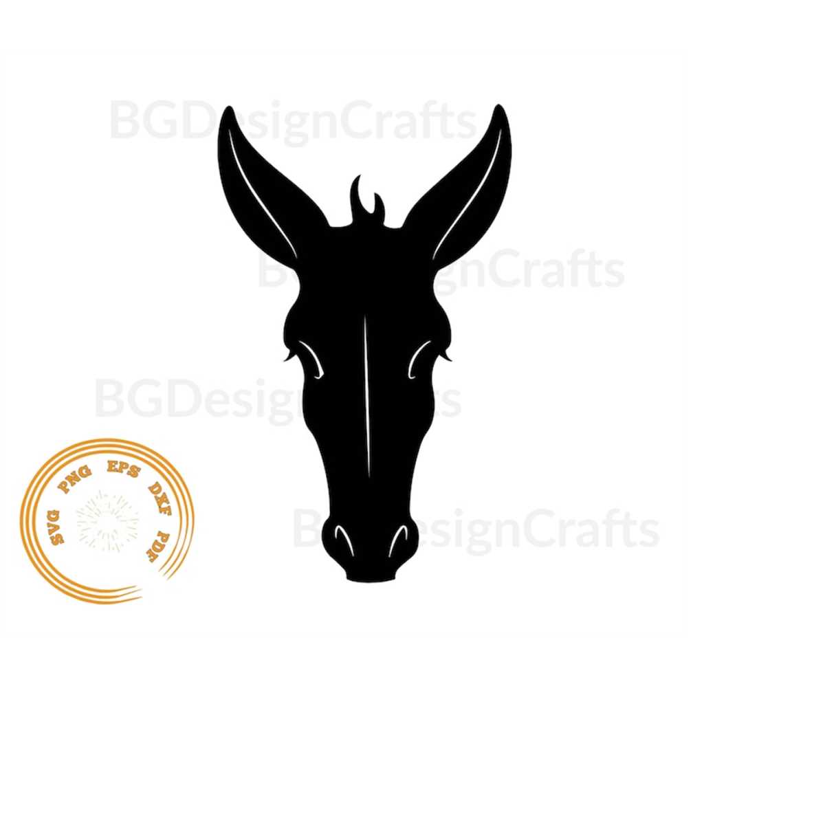 Donkey SVG, Donkey DXF, Donkey Clipart, svg cut file, cut f - Inspire ...