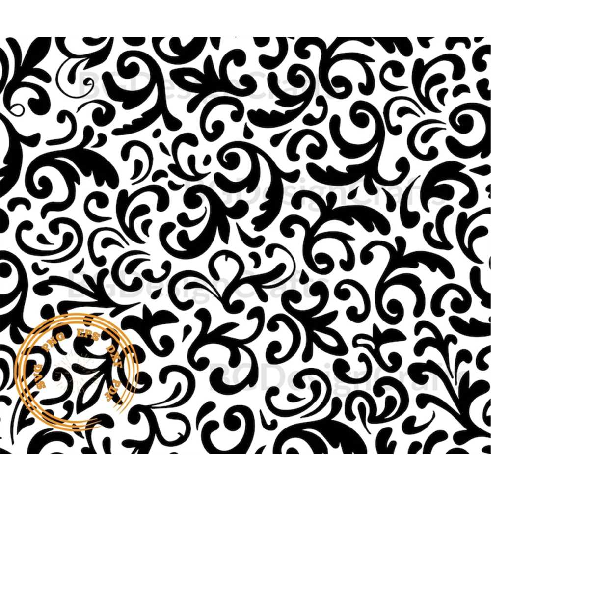 Pattern SVG, Pattern ornament SVG, Seamless SVG, Damask png, | Inspire ...