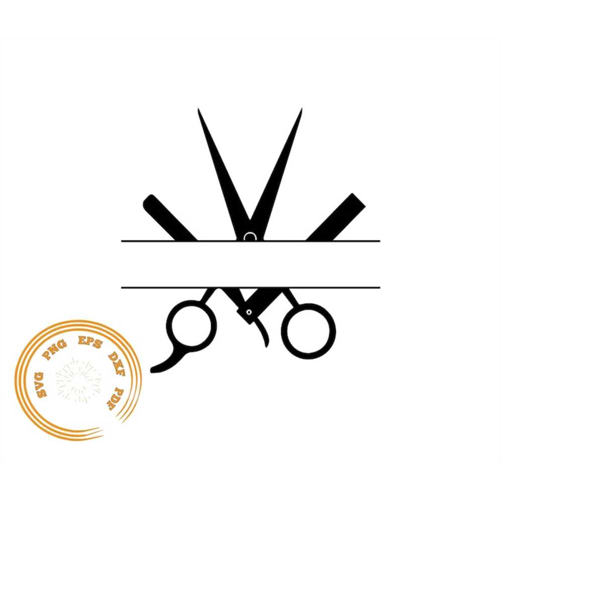 Barber SVG, Barber Monogram, Dxf,Png, svg file for cricut - Inspire Uplift