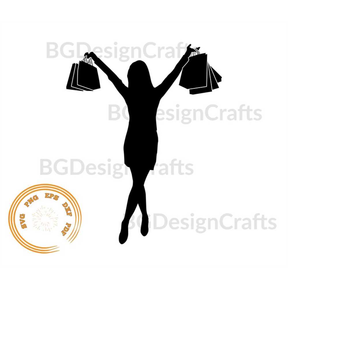 Shopping Woman SVG, Woman Shopping SVG, Shopping SVG, Shoppi - Inspire ...