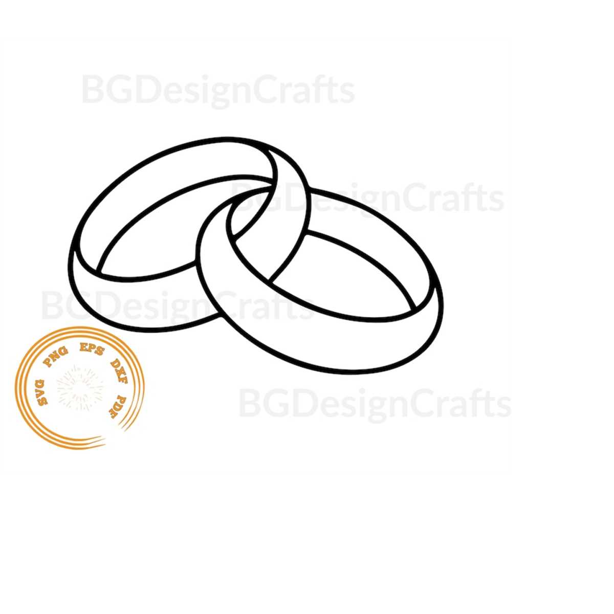 Wedding Rings2 Wedding Rings SVG, Rings svg, Wedding svg, ep - Inspire ...