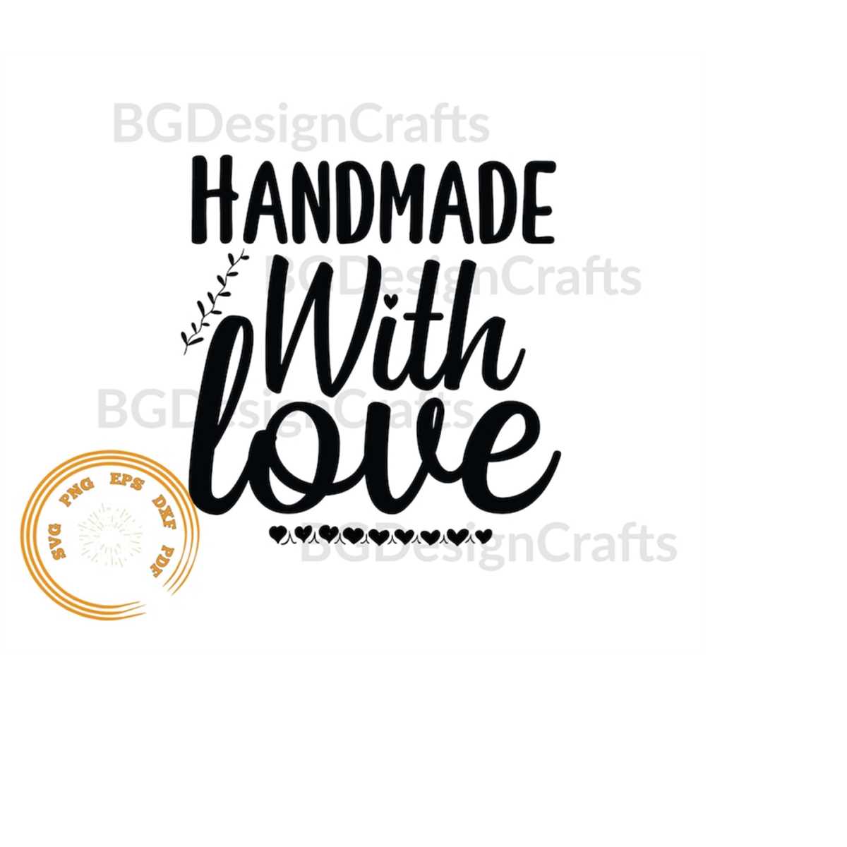 Handmade with love svg, Handmade svg, love svg, Homemade svg | Inspire ...
