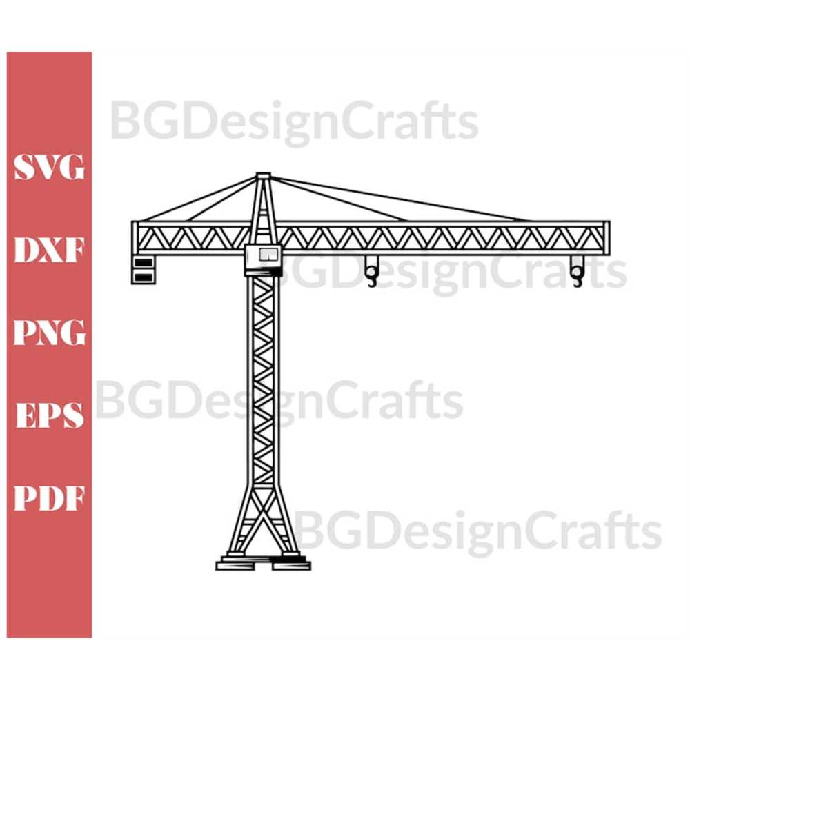 Crane SVG, Crane DXF, Crane Clipart, Crane svg cut file, Cra - Inspire ...