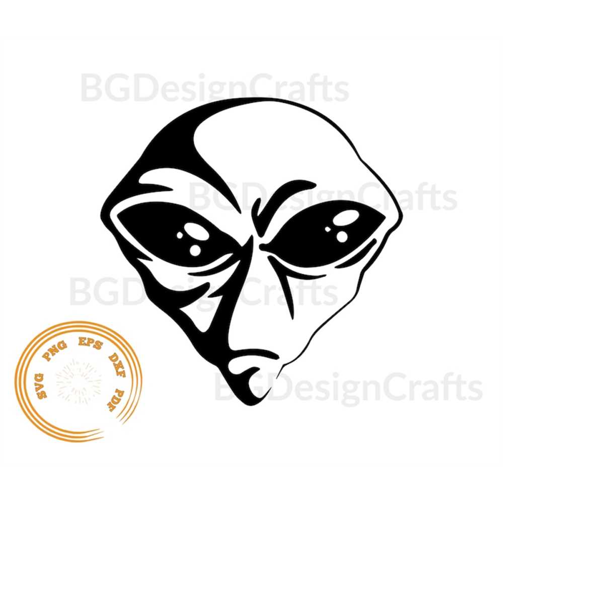 Alien SVG, Alien Face SVG, Alien Head Svg, Alien cut file, A - Inspire ...
