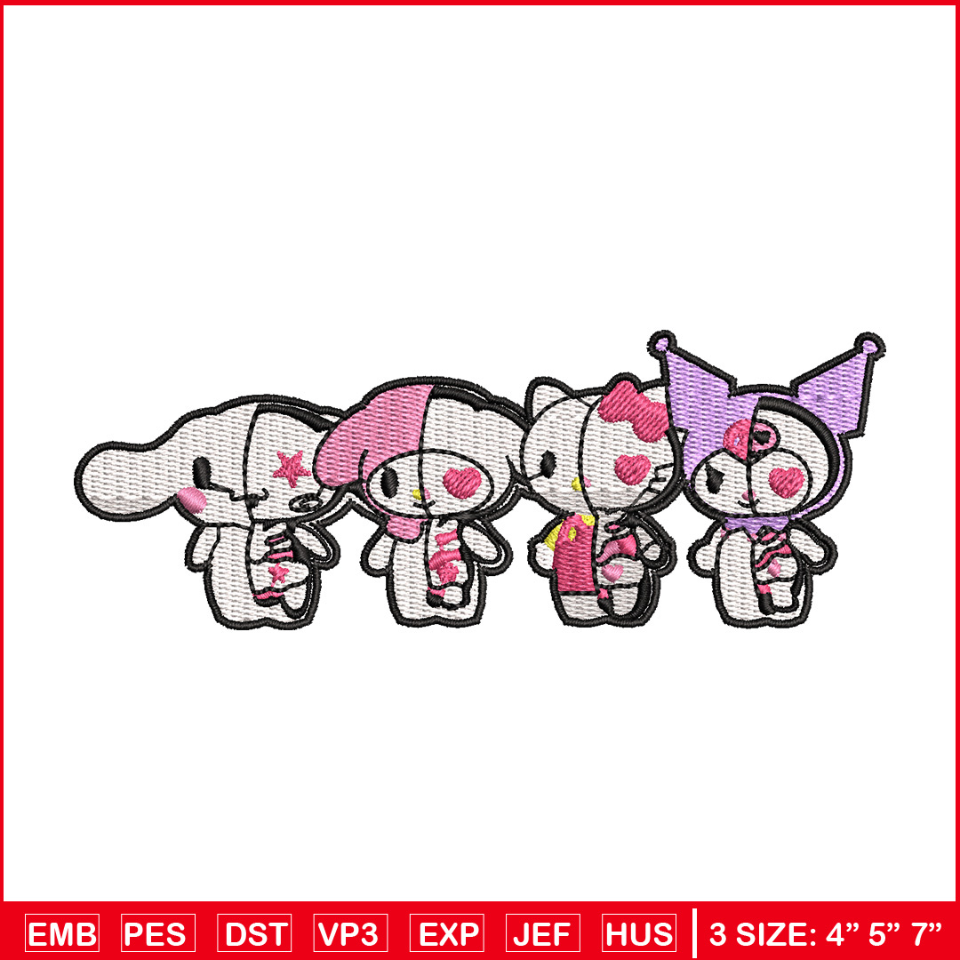 Kuromi chibi cute embroidery design, Kuromi embroidery, Anim | Inspire ...